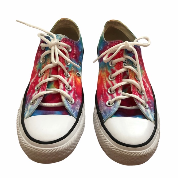 Converse | Shoes | Converse Rainbow Tie Dye Chuck Taylor 6 Euc | Poshmark